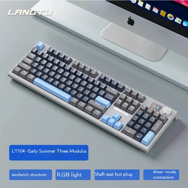 Teclado-mec-nico-sem-fio-personalizado-bluetooth-terceiro-exame-simulado-chave-completa-hot-plug ...