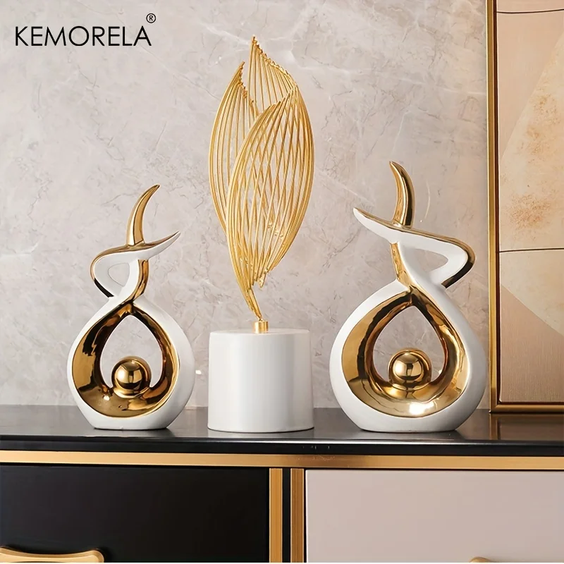 Ceramics-Statue-Exquisite-Home-Decor-Modern-Abstract-Art-Statue ...