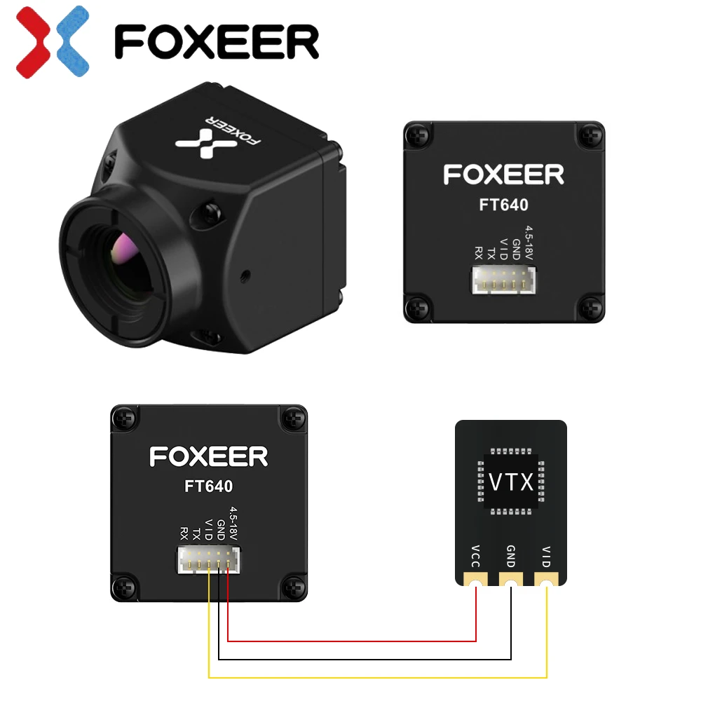 Foxeer-Mini cámara analógica térmica para Dron FPV, FT384(PAL 384x288 ...