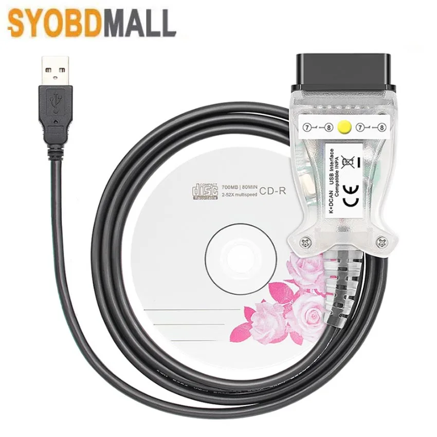 White-K-DCAN-with-Pushbutton-for-BMW-X5-E53-Auto-Diagnostic-Cable-K-D ...