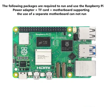 New Original Raspberry Pi 5 4GB 8GB Development Board Computer AI Artificial Intelligence Module ...