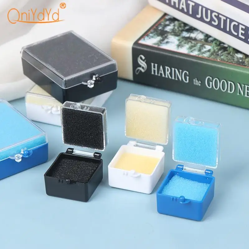 2pcs-1or2inch-Dental-Implant-Storage-Box-With-Sponge-Denture-Plastic ...