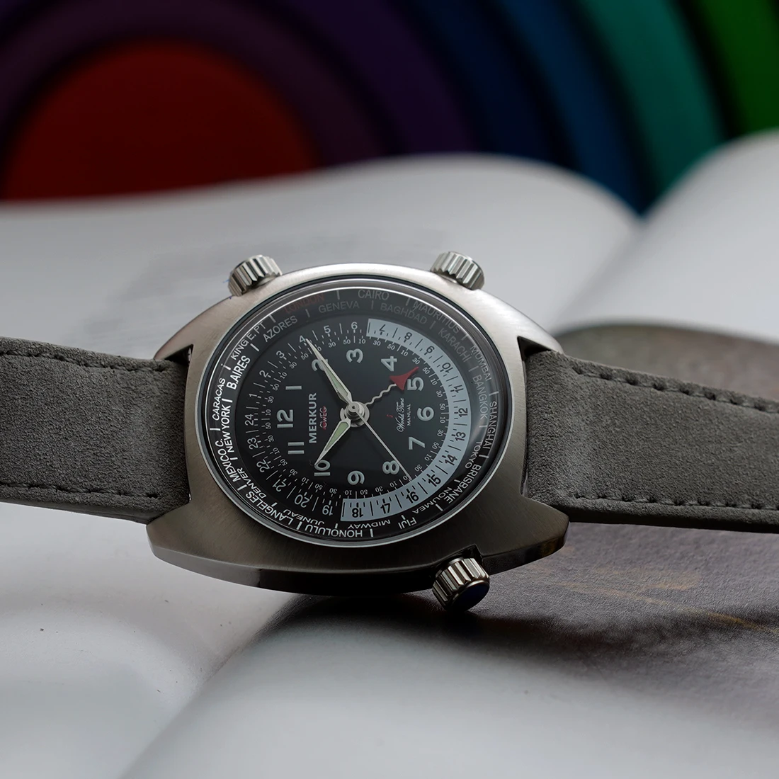 New-Merkur-Watch-Vintage-70-s-Alarm-Mechanical-Men-Watch-Complicated ...