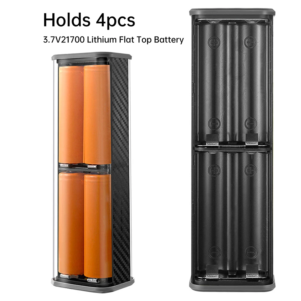 4*21700 Power Bank Case DIY Transparent Shell 22.5W Fast Charging ...