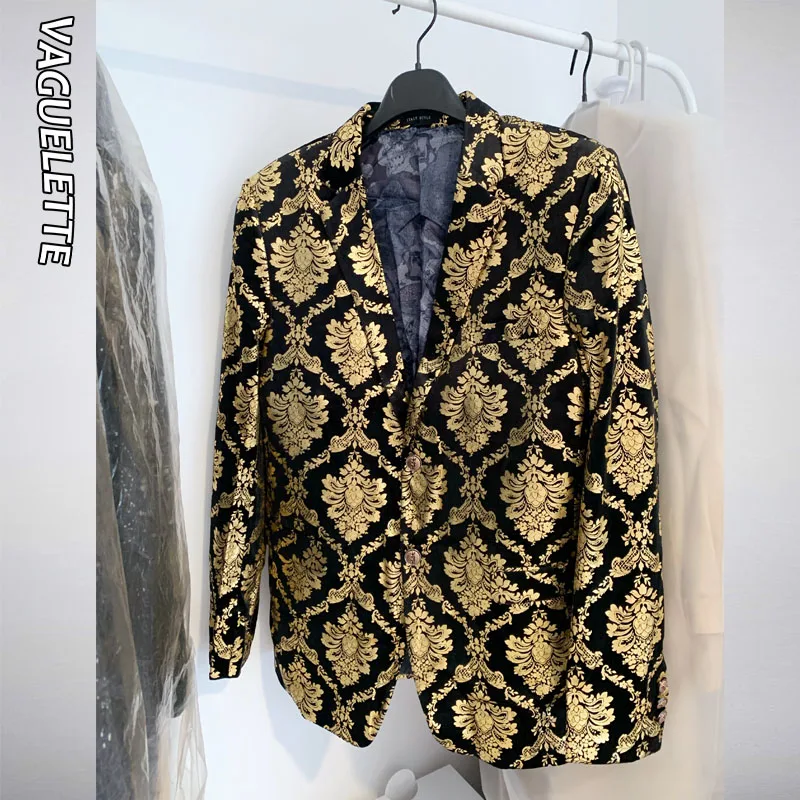 VAGUELETTE-Luxury-Men-s-Print-Blazer-Autumn-Winter-Floral-Jacket ...