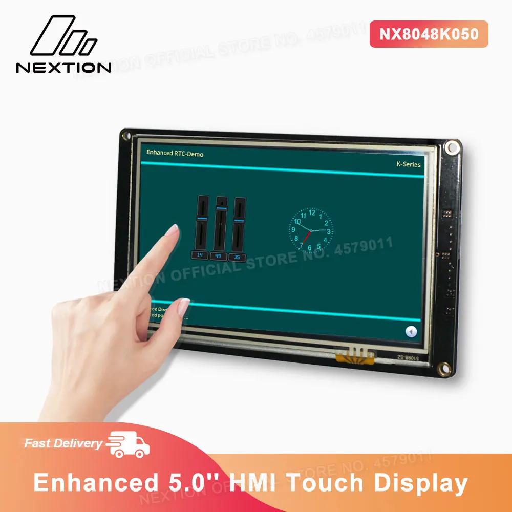 Nextion Enhanced NX8048K050 5.0'' HMI Full color Touch Display USART ...