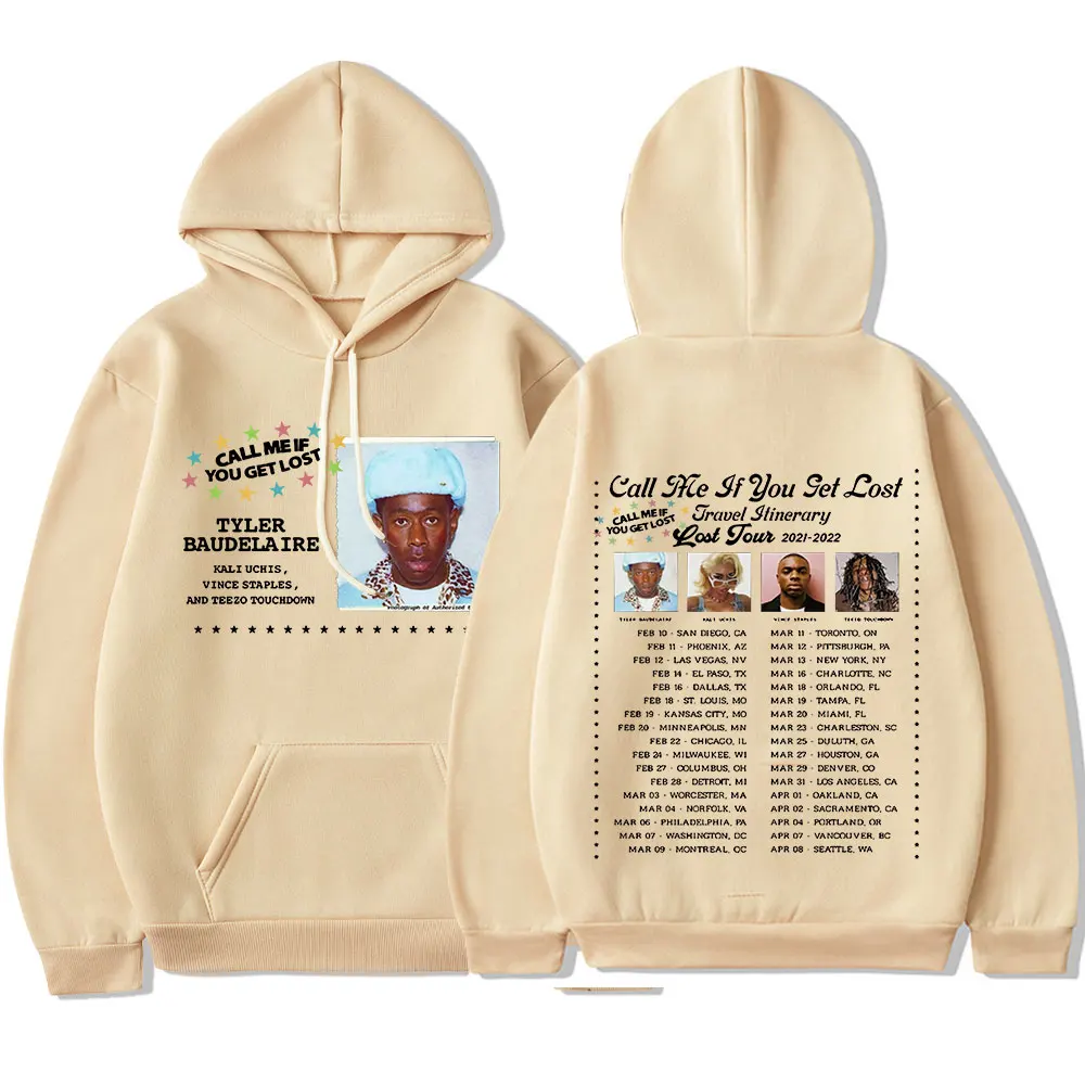 Call Me If You Get Lost Tour Hoodies Tyler The Creator Printed ...