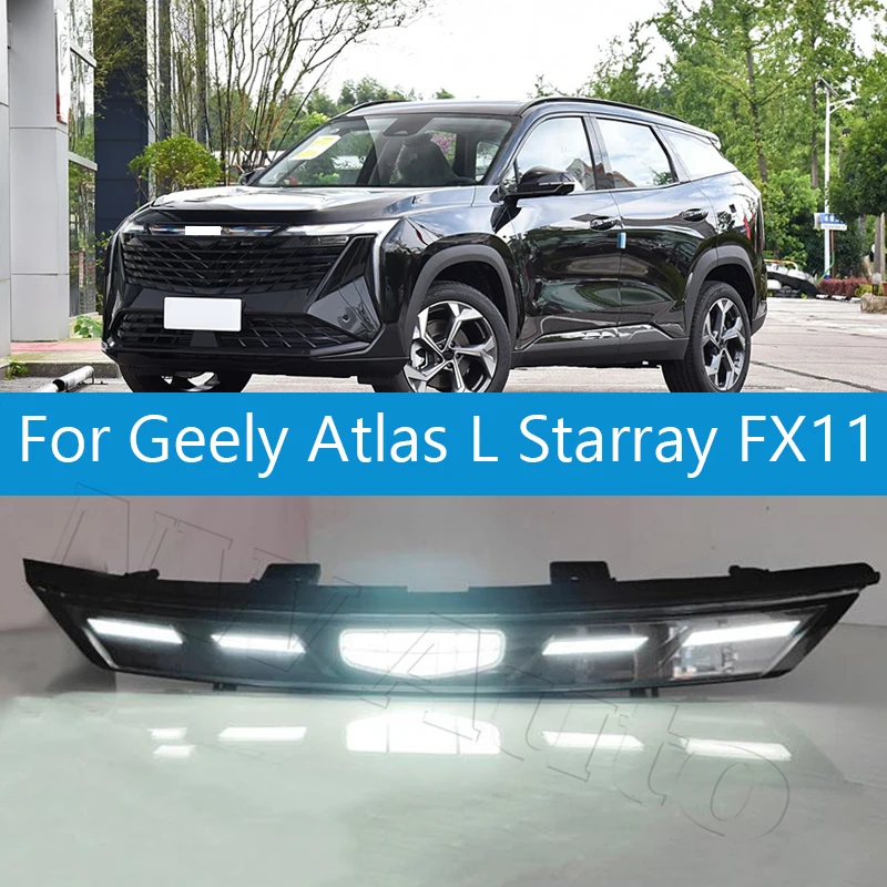 For Geely Atlas L Starray FX11 2023- LED Daytime Running Light DRL ...