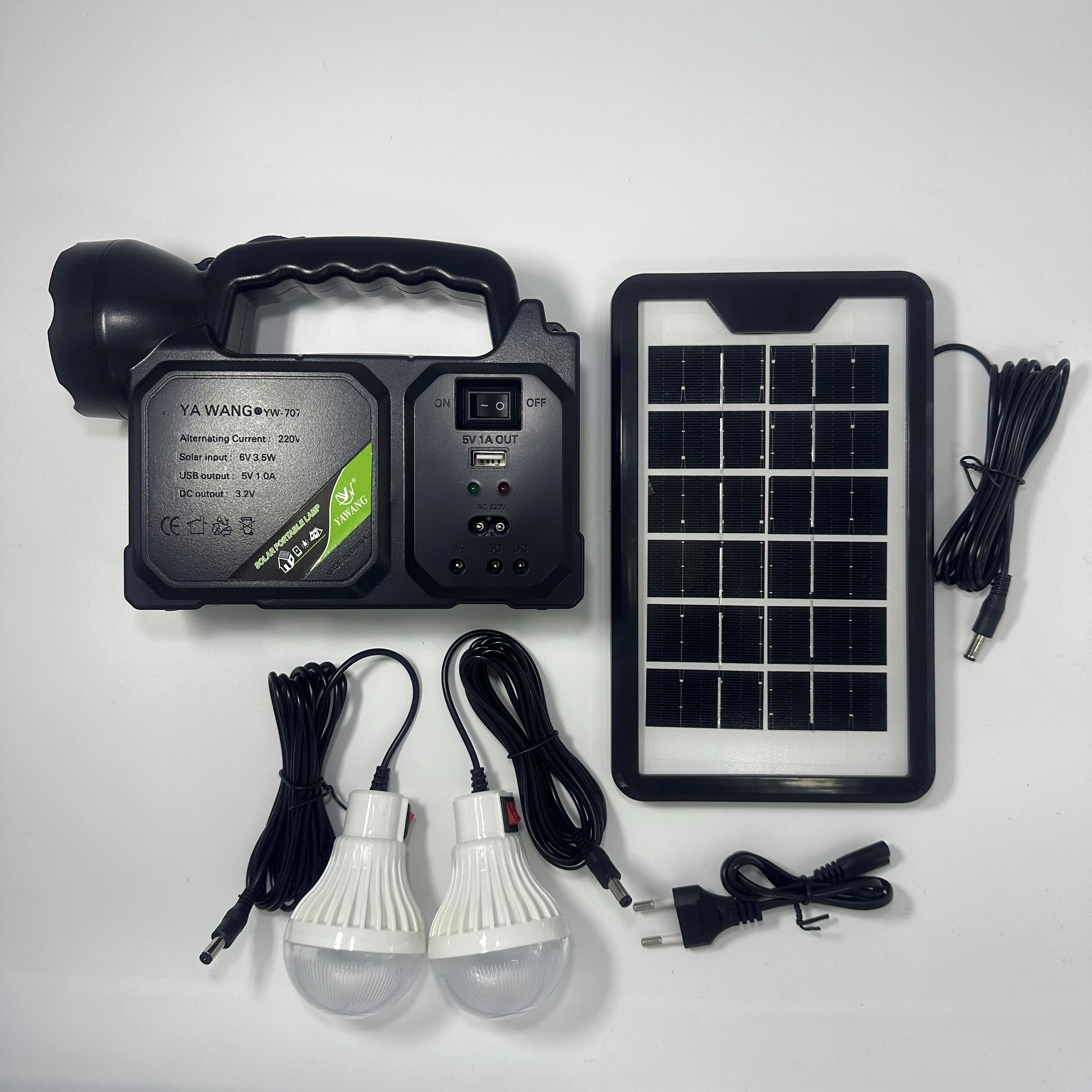 Outdoor-camping-light-set-with-portable-flashlight-hanging-light-bulb ...