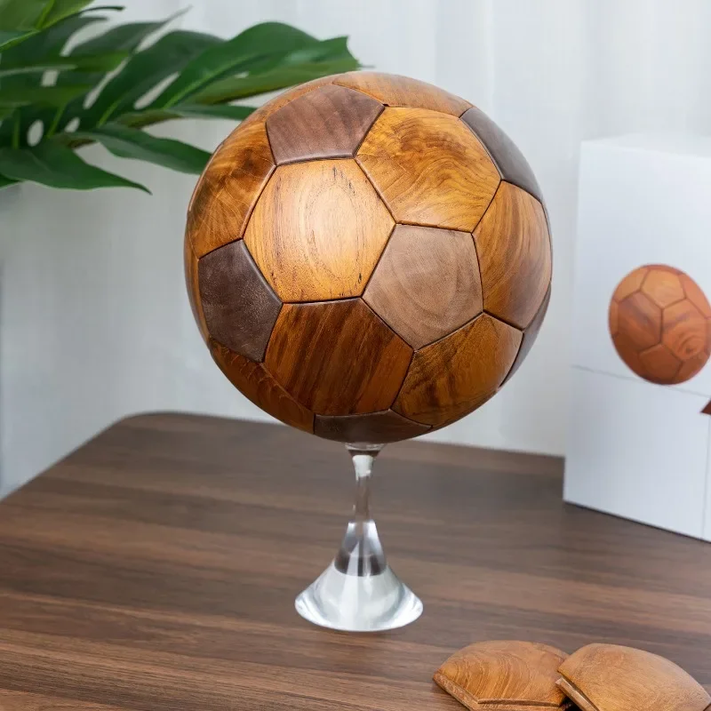 Haifeng-Weiluban-Solid-Wood-Football-Figurines-Creative-Puzzle ...
