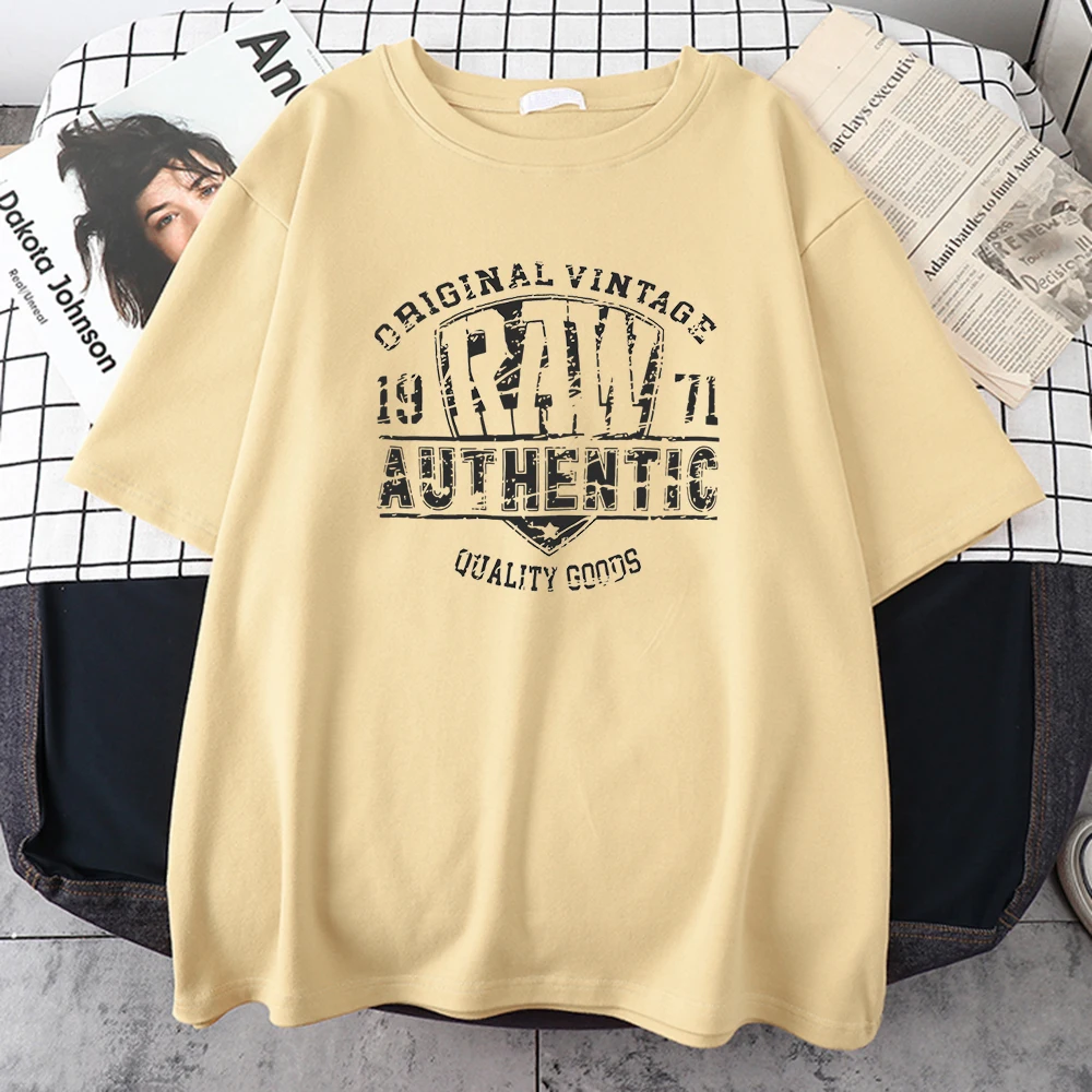 Original-Vintage-1971-Raw-Authentic-T-Shirt-Male-Casual-Soft-Tee-Shirts-Hip-Hop-Harajuku ...