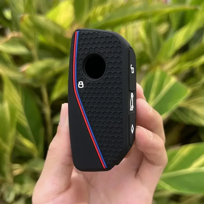 Silicone-Car-Key-Case-Cover-Protect-Shell-Fob-For-BMW-I7-X7-G07-LCI-IX ...