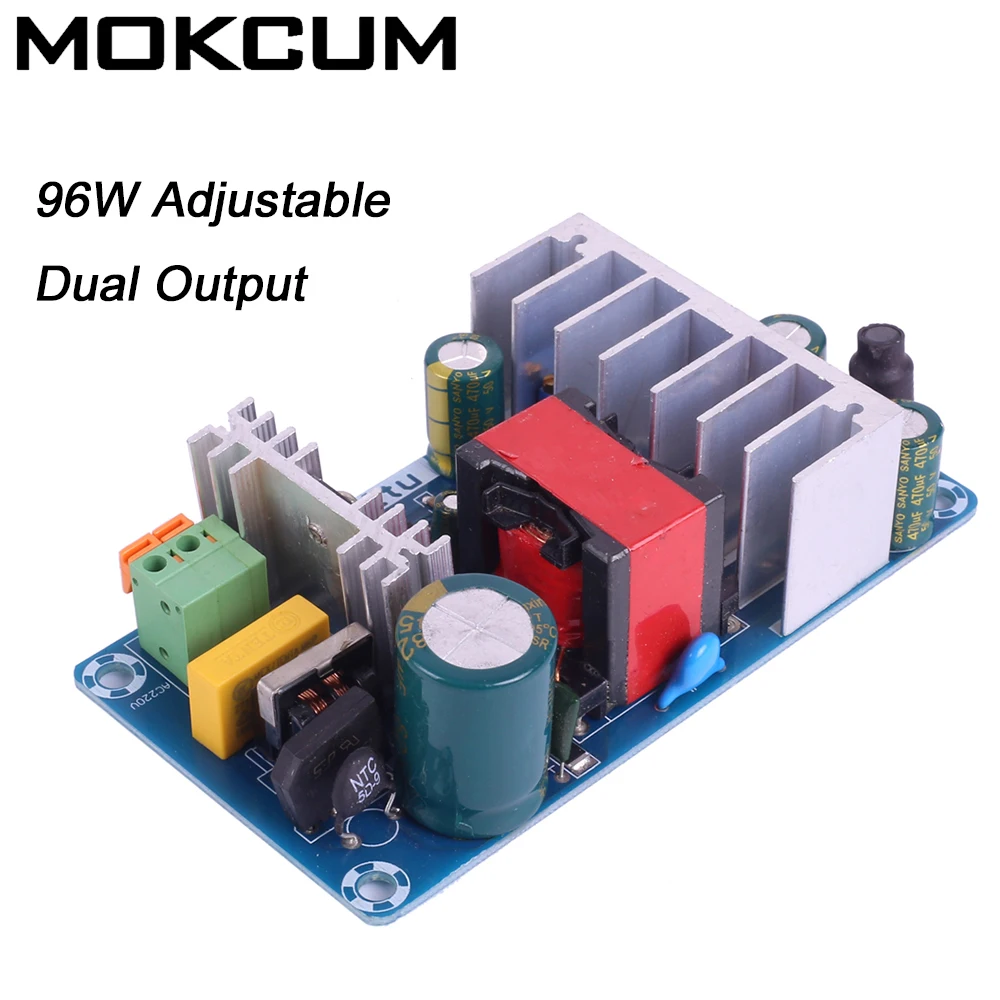 AC DC 컨버터 가변 AC 110V 220V ~ 10V 18V/8A 1.5V 17V/4A 96W Dua 전원 공급 장치 모듈 ...