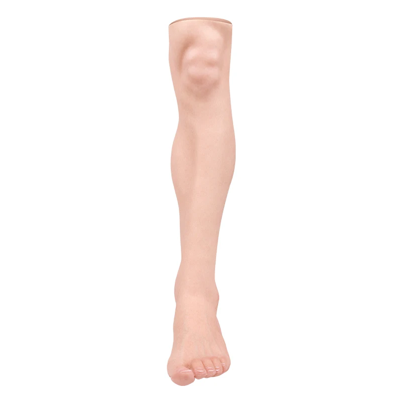 Silicone leg prosthetic cover, severed limb accessories, prosthetic leg ...
