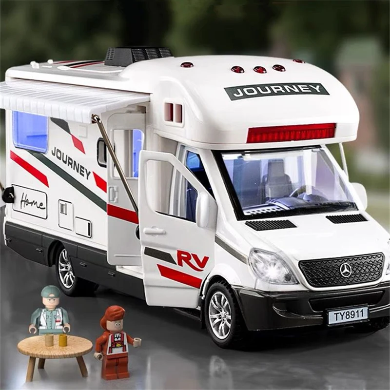 1-30-Luxury-RV-Recreational-Dining-Car-Model-Diecast-Metal-Camper-Van ...