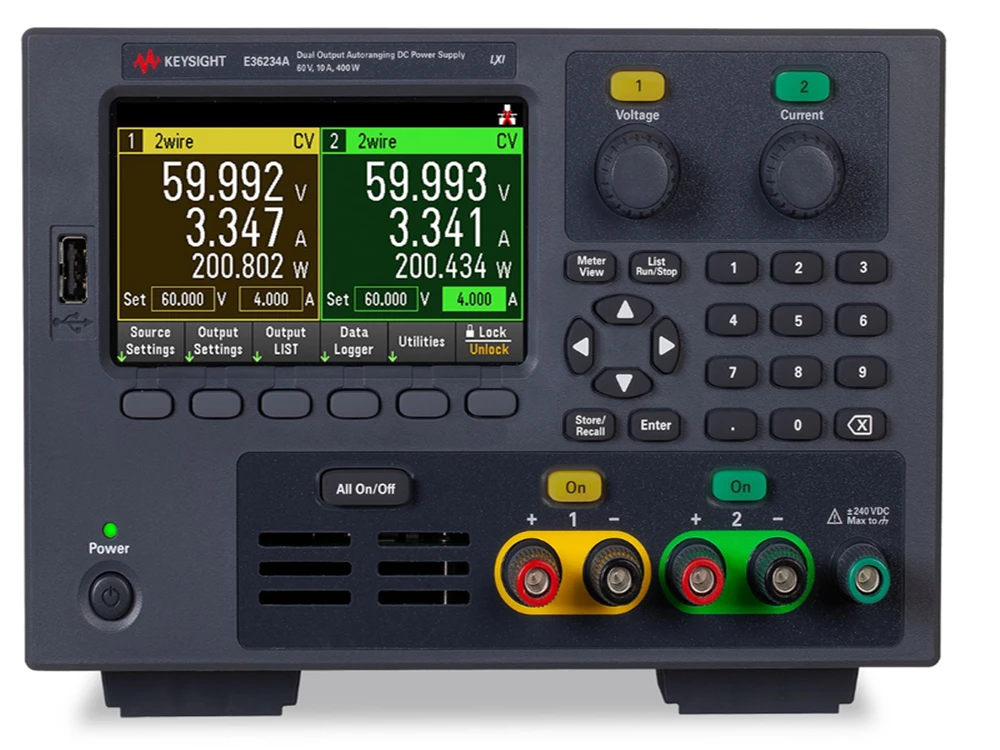 Keysight-Auto-Range-Dual-Output-Power-Supply-60V-10A-LAN-USB-E36231A-E36232A-E36233A-E36234A ...