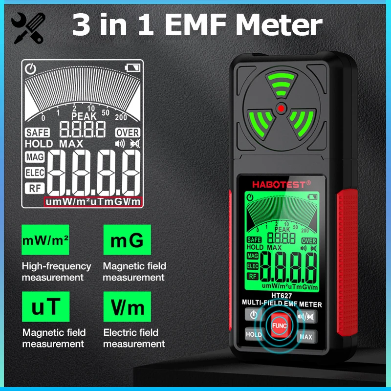 EMF-Meter-Handheld-Electromagnetic-Radiation-Tester-Electric-Field ...