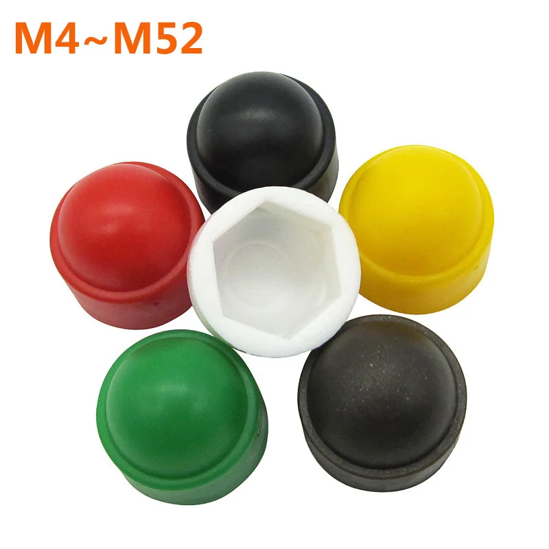 Bolt-Nut-Dome-Protection-Caps-Covers-Exposed-Hexagon-Plastic-M4-M5-M6 ...