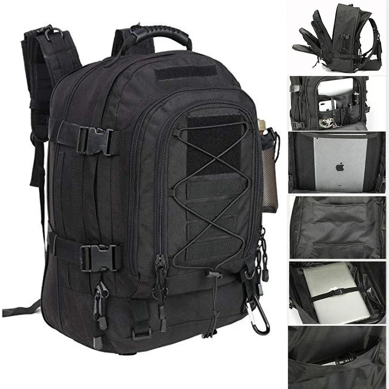 60L-Unisex-Men-Expandable-Outdoor-Army-Military-Tactical-Backpack ...