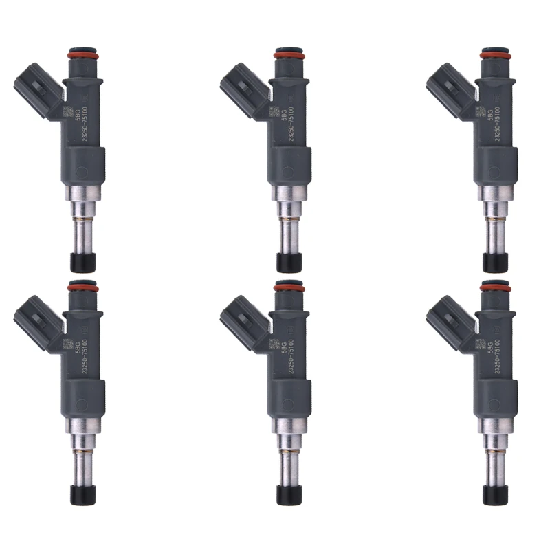 DEFUS 6PCS Fuel Injector Nozzle For 4Runner Tacoma V4 2.7L 2TRFE 2TR ...