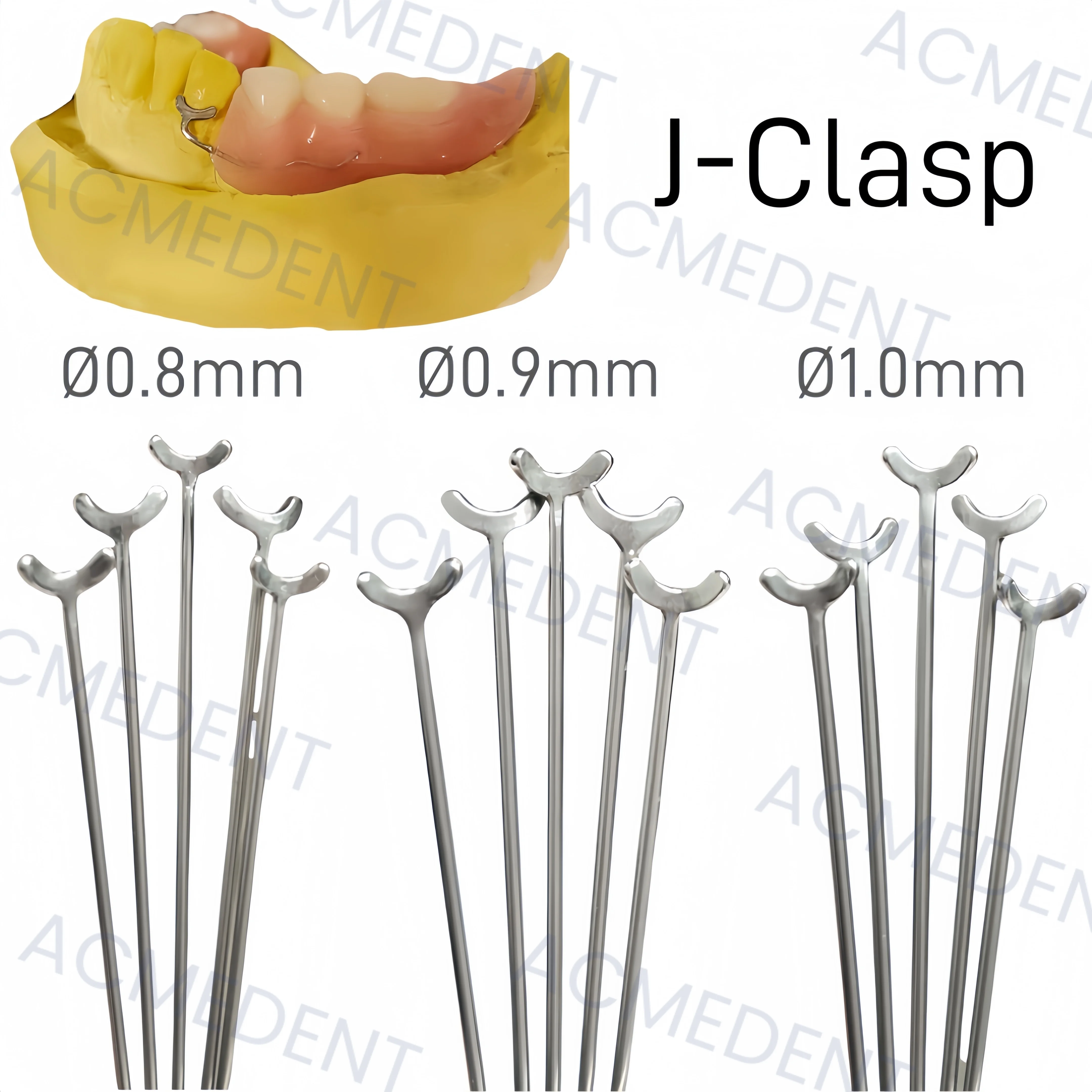 3Sizes-Dental-J-Clasp-Orthodontic-Ball-Retainer-Oblique-Clasps-Bars-Y ...