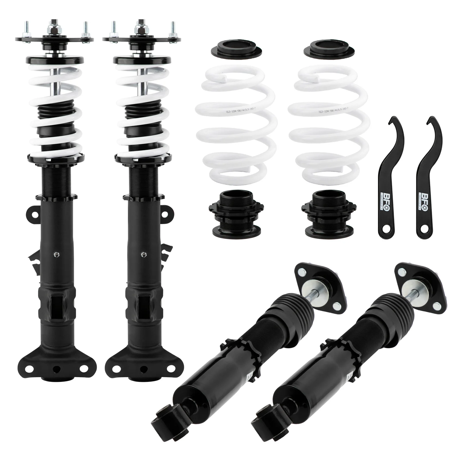 Adjustable-Height-Coilover-Suspension-Struts-For-BMW-3-E36-Coilovers ...