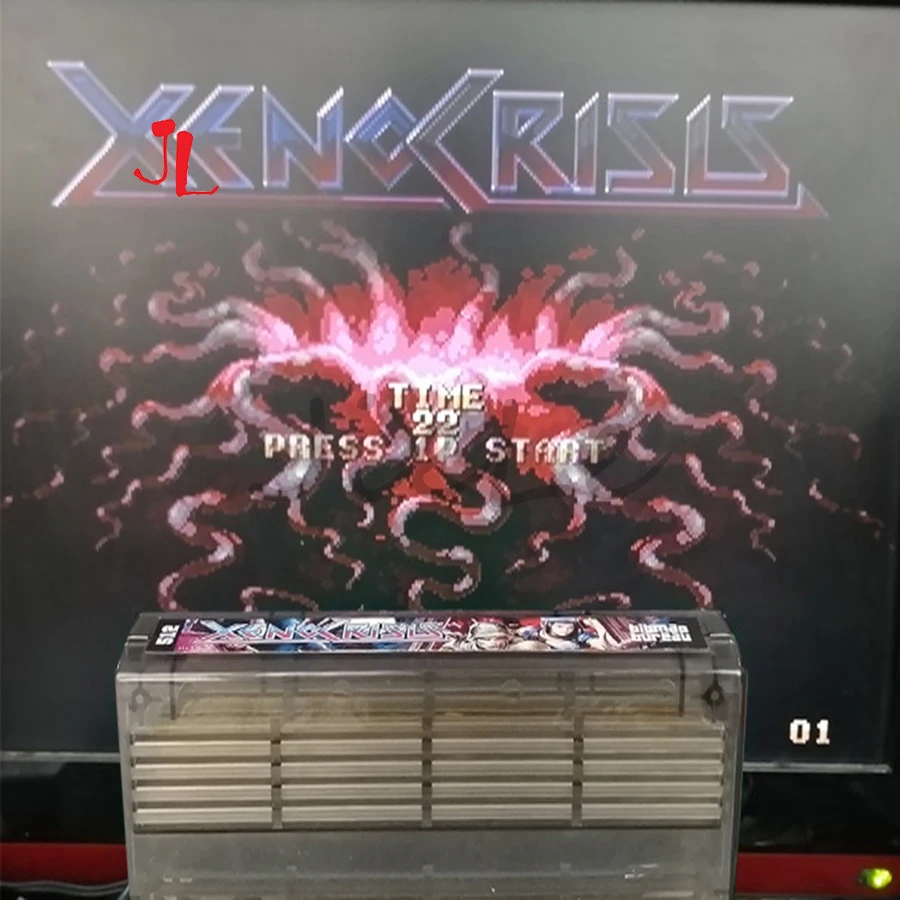 New Arrival Xeno Crisis MVS Game Cartridge XenoCrisis NEO GEO SNK Game ...