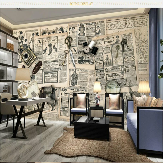 Decorate Wall With Newspaper