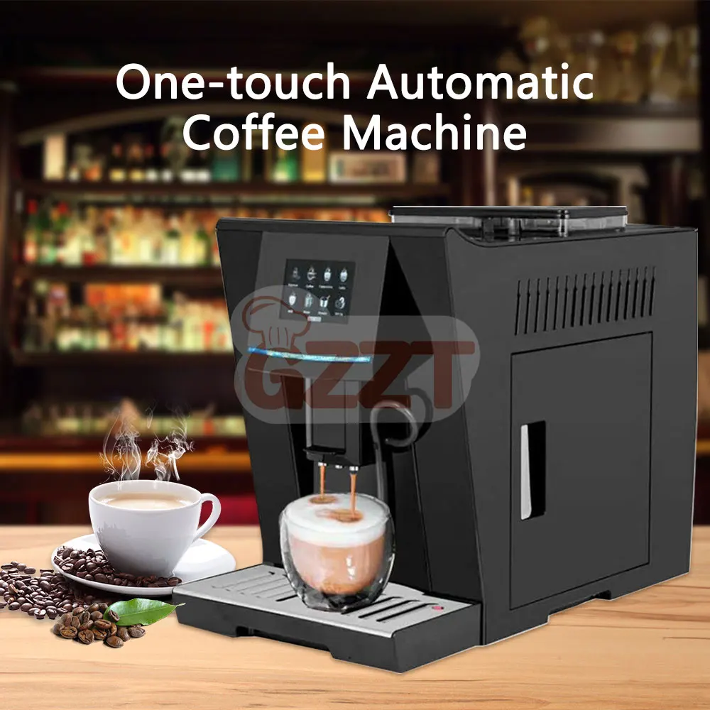 GZZT OFT19 Automatic Coffee Maker 19Bar ULKA Pump One-touch Espresso ...