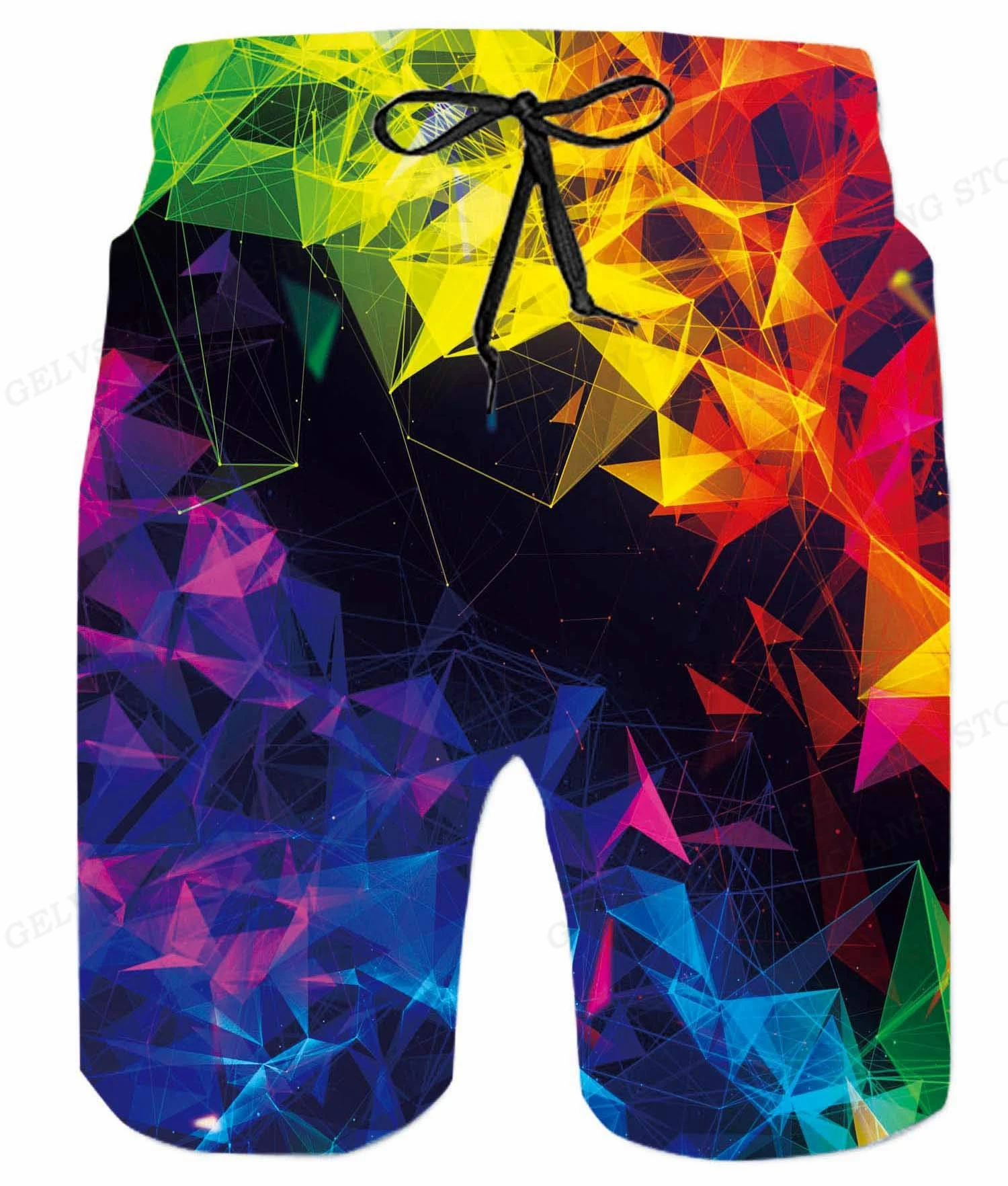 3d Graphic Swimwear Shorts Flame 3D printed Surfing Board Shorts ...
