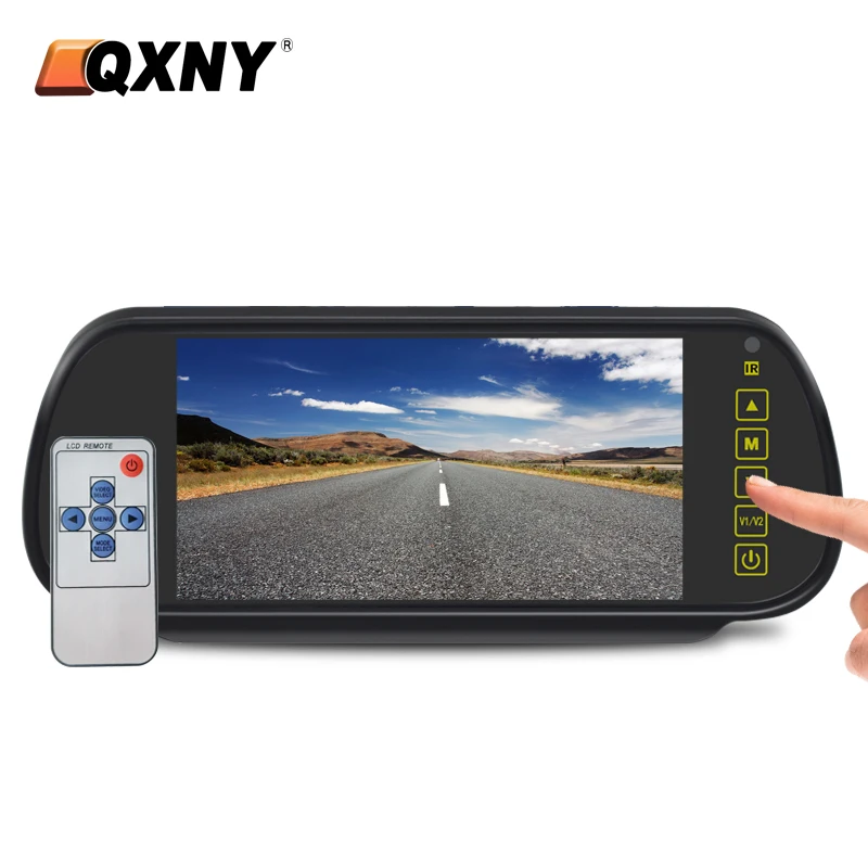 7In-Car-LCD-Mirror-Monitor-1064x600-Vehicle-Parking-Screen-2-AV-Input ...