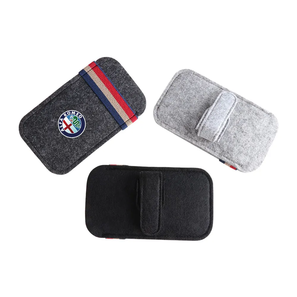 Car Glasses Organizer Bag Sunglasses Holder Car Emblem Storage Clip For ...