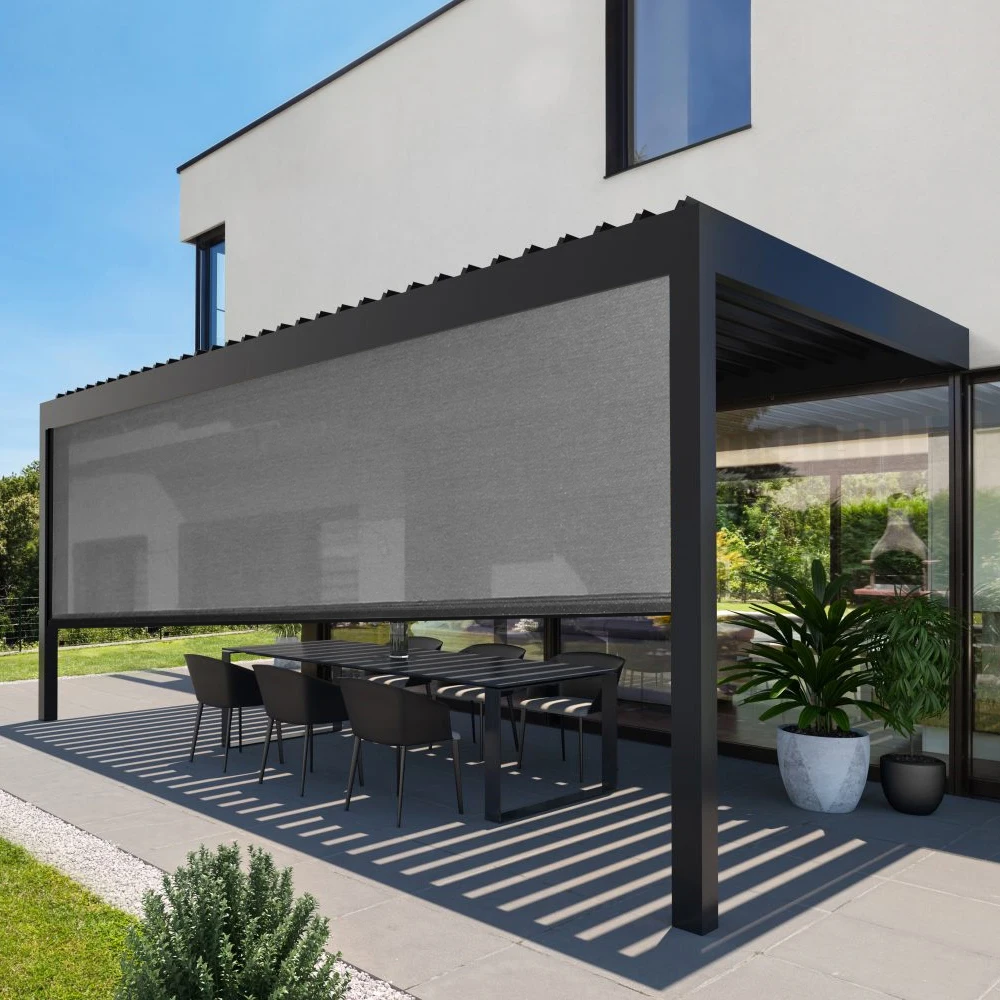 Custom-Cordless-Auto-Patio-Blinds-Manual-Spring-External-Outdoor ...