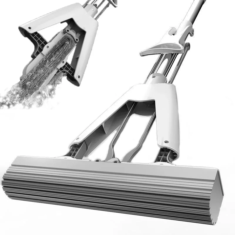 Free-Shipping-Squeeze-Floor-Trapezers-Mop-Magic-Collodion-Telescopic ...
