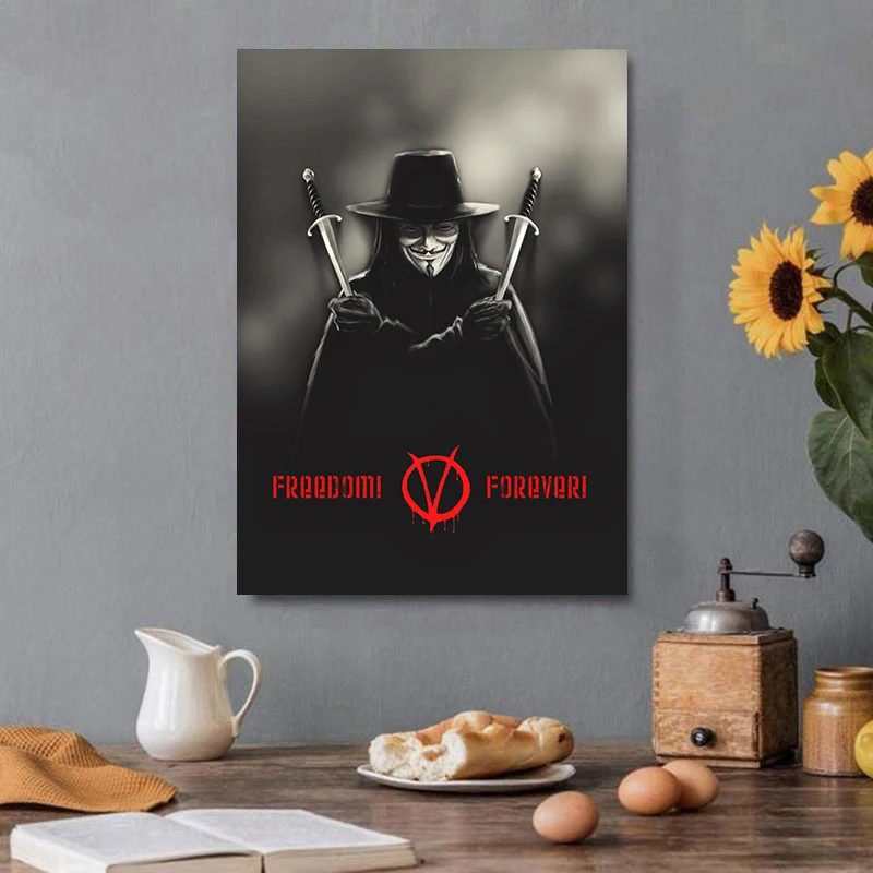 V For Vendetta Painting
