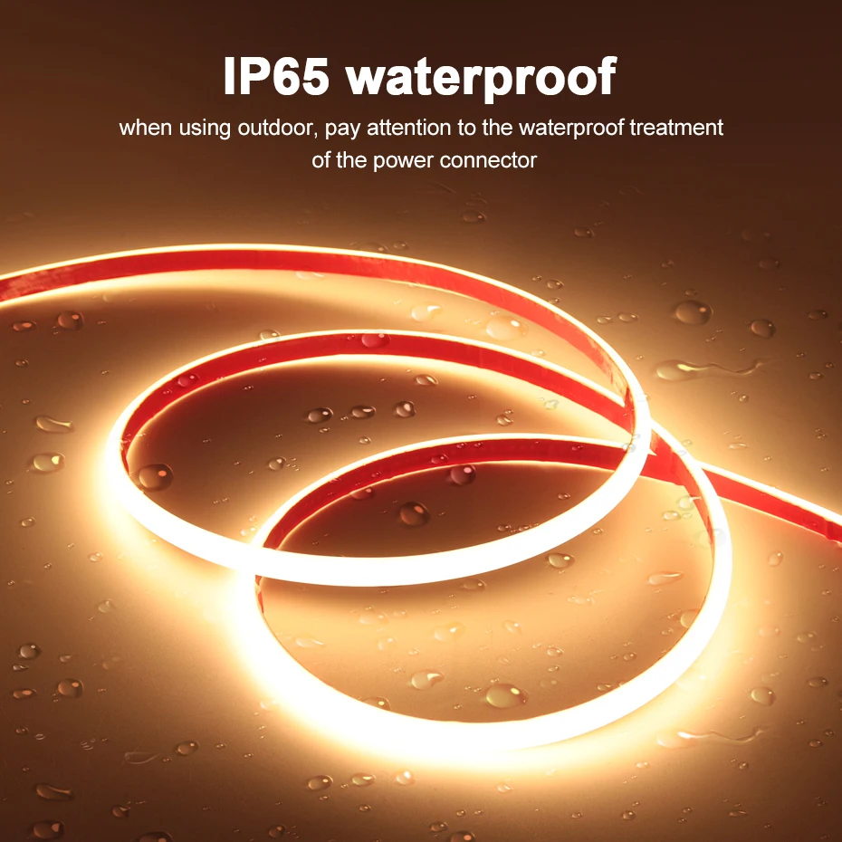 50M-30M-Adhesive-COB-LED-Strip-Lights-220V-288LEDs-m-Flexible-High ...