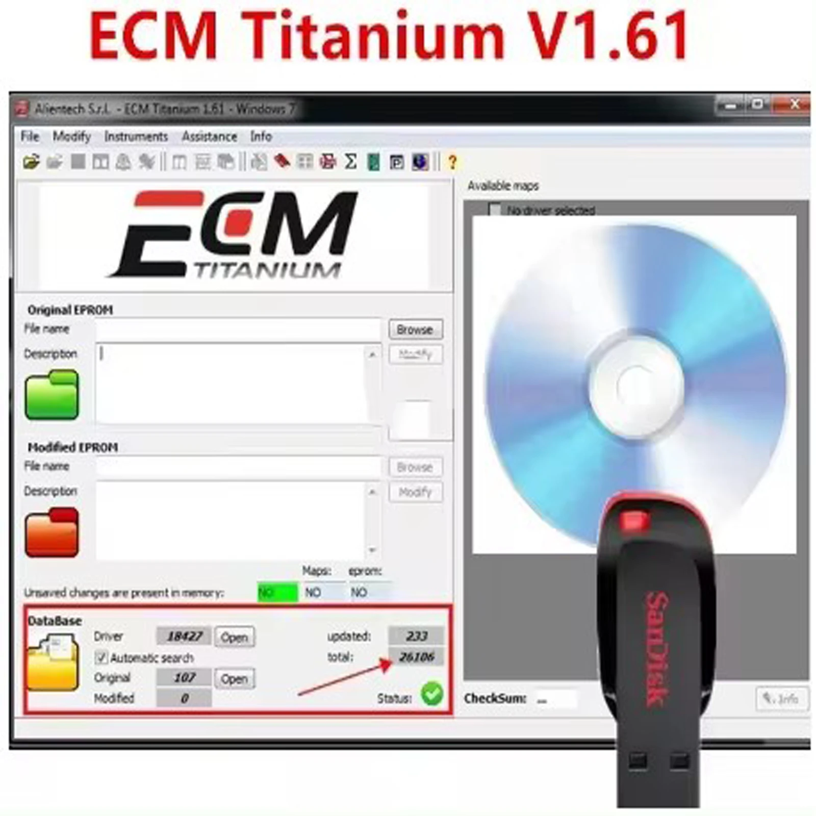 2024-Hot-sale-ECM-TITANIUM-1-61-With-26000-Driver-ECM-18259-Drivers-for ...