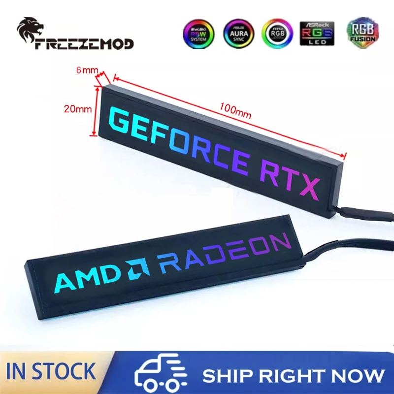 FREEZEMOD-RGB-GPU-Side-Panel-3090-3080-GTX-ROG-Video-Card-VGA-Light ...