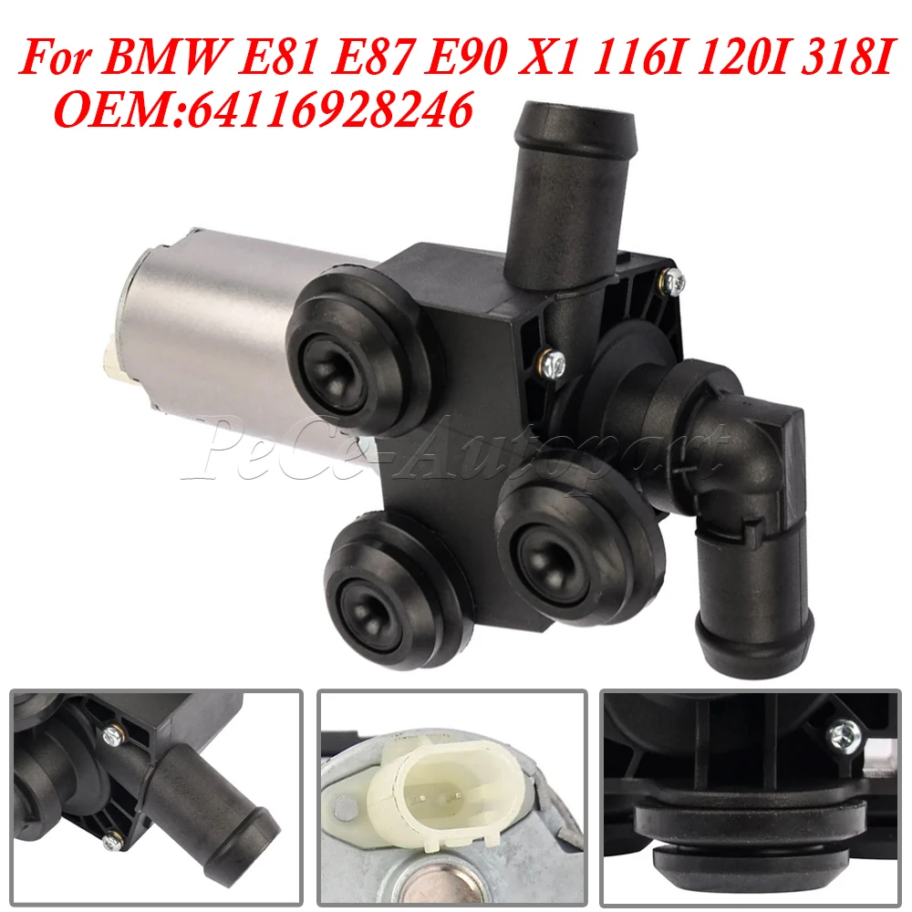 New-Additional-Water-Pump-Cooling-Valve-64116928246-For-BMW-E81-E87-E90 ...