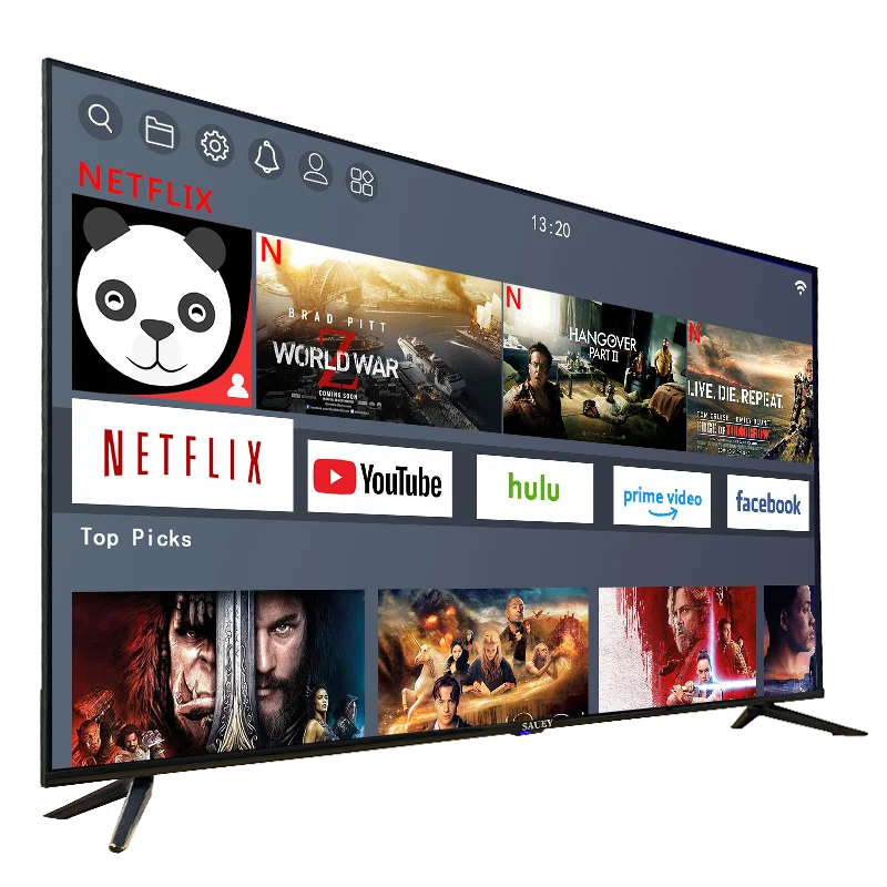 Android-Led-Tv-65-Inch-Full-Flat-Screen-4k-Smart-Tv-Oem-Television ...