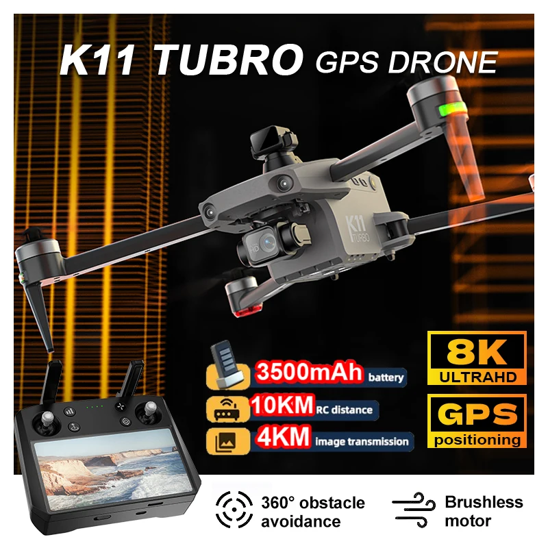 K11-Tubro-Dual-Camera-GPS-Drone-8K-Video-HD-Video-5G-Transmission-Professional-Original ...