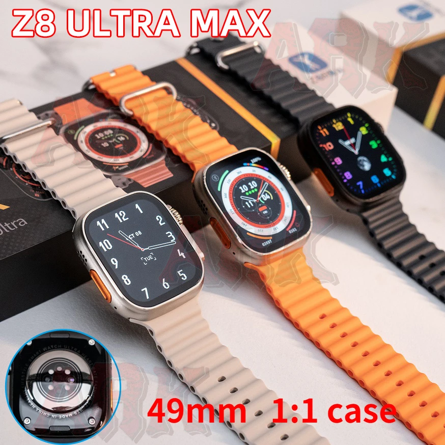 Zordai 49mm Smart Watch Ultra 8 NFC Door Access Smartwatch Series 8 ...