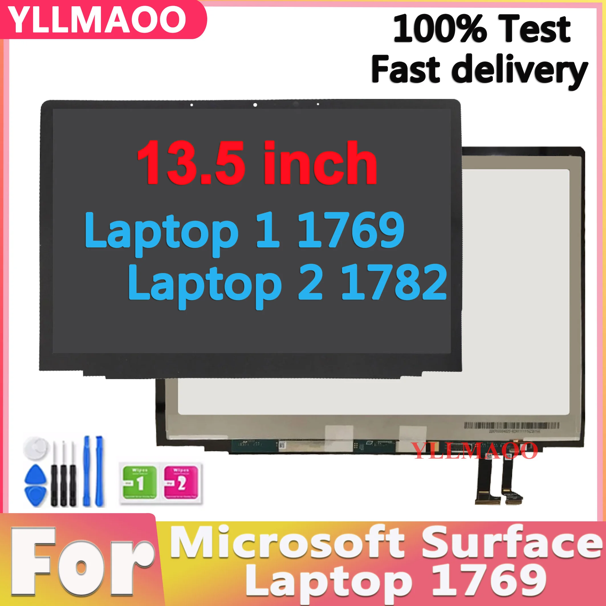 Tested-NEW-LCD-For-Microsoft-Surface-Laptop-1769-1782-LCD-Display-Touch ...