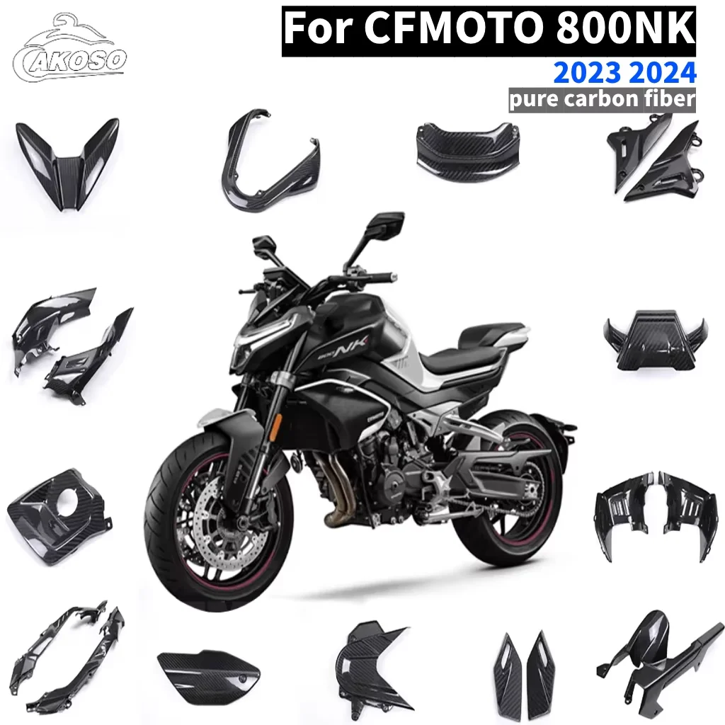 100% 3K Carbon Fiber Fender Side Panels Fairing Fits for CFMOTO 800NK ...