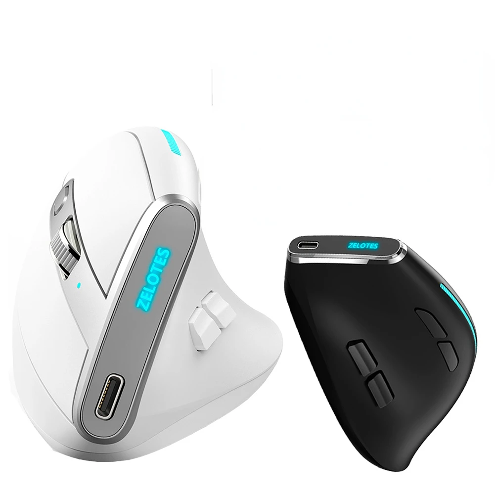 F 36 인체 공학적 수직 마우스 2 4g Bt1 Bt2 무선 오른쪽 손 컴퓨터 게임 마우스 광학 Usb 마우스 컴퓨터