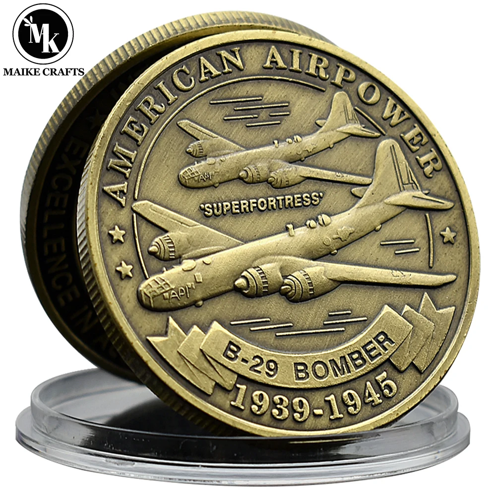 B-29-Bomber-Challenge-Coin-Superfortress-Commemorative-Coin-Military ...