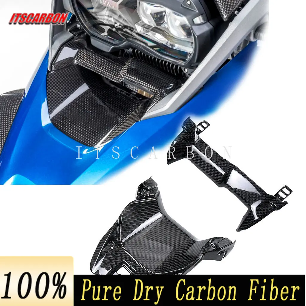 Motorcycle Accessories Dry Carbon Fiber Windchannel On The Front Beak ...