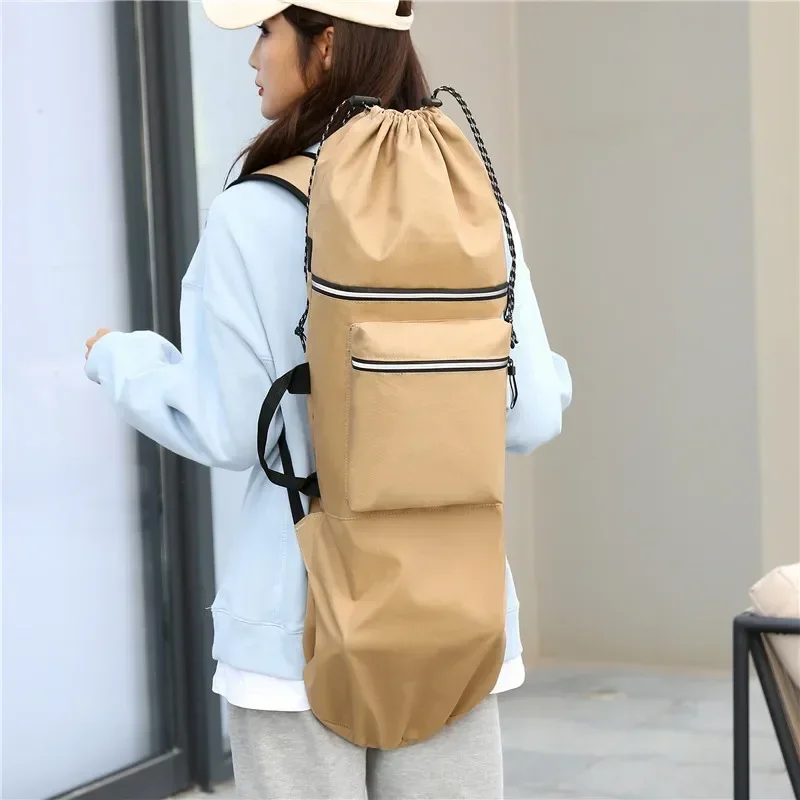 Skateboard Bag Double Rocker Lightweight Waterproof Yoga Bag Fitness ...