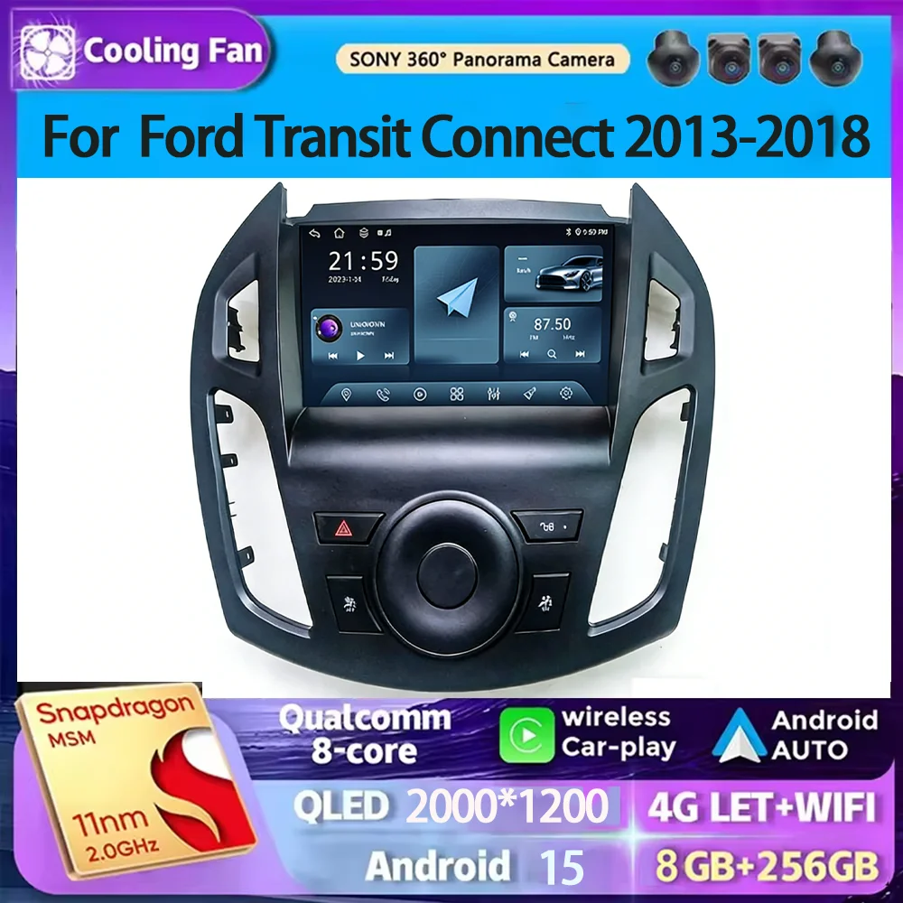Android 15 For Ford Transit Connect Tourneo Connect 2013-2018 Carplay ...
