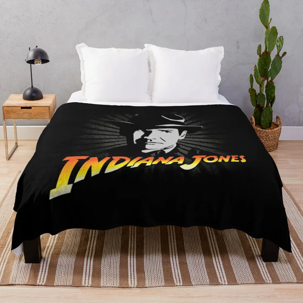 Indiana Jones Throw Blanket fluffy blanket Luxury Thicken Blanket